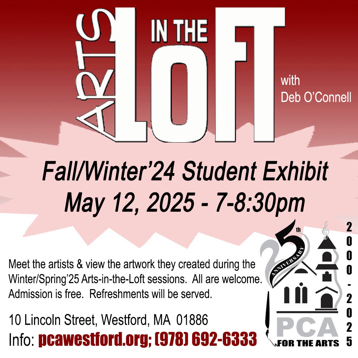 5/12/25: Arts-in-the-Loft Spring'25 Class Exhibition | Parish Center ...